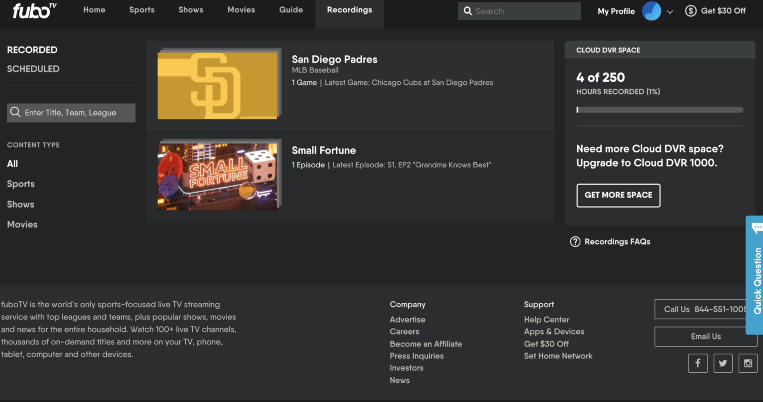 FuboTV Channel List | Packages, Pricing, and Add-Ons